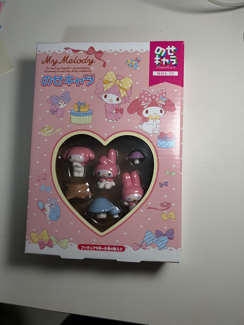 my melody stackable figurines, Hobbies & Toys, Toys & Games on Carousell