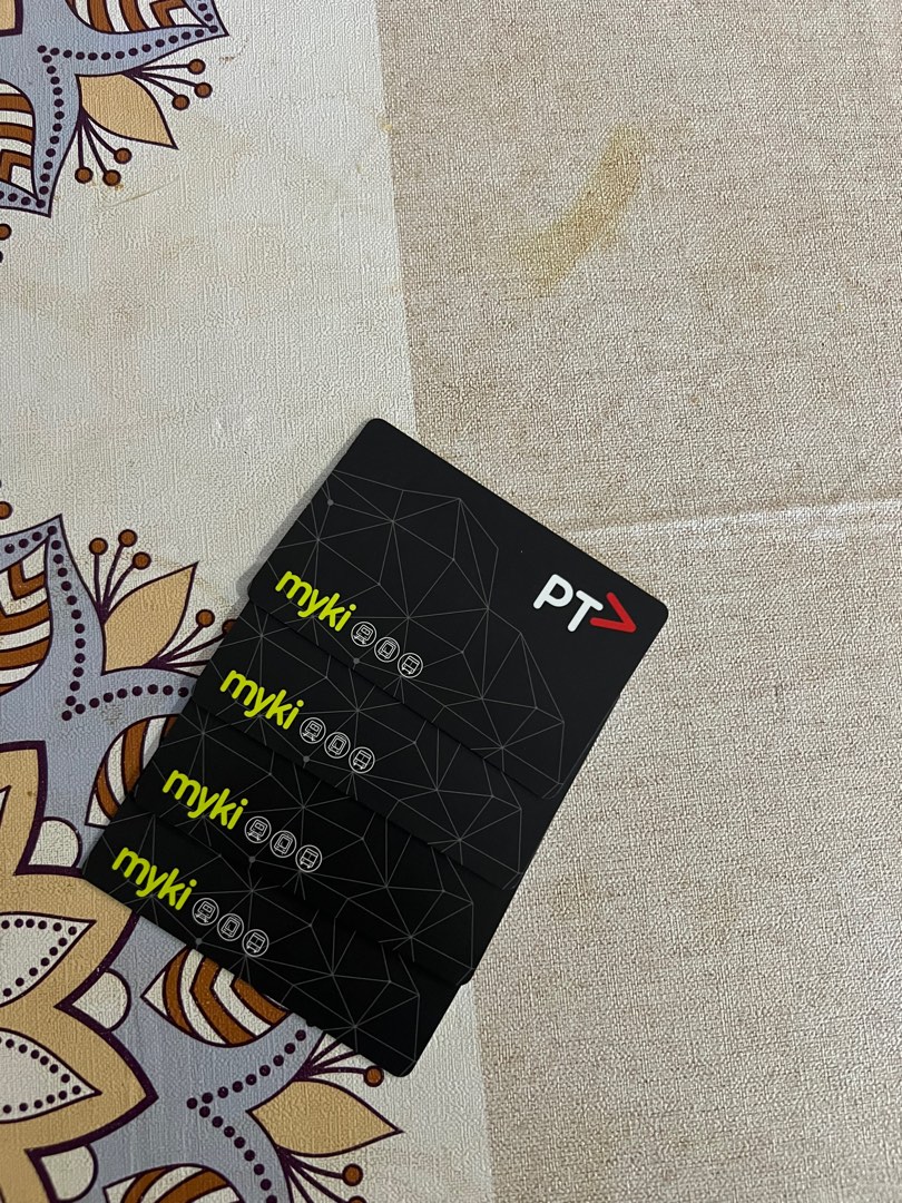 Myki card, Tickets & Vouchers, Local Attractions & Transport on Carousell