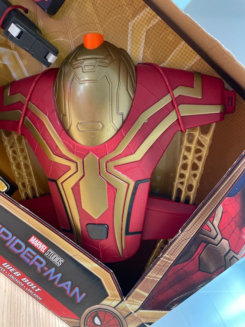 NERF spider-man web bolt blaster, Hobbies & Toys, Toys & Games on Carousell