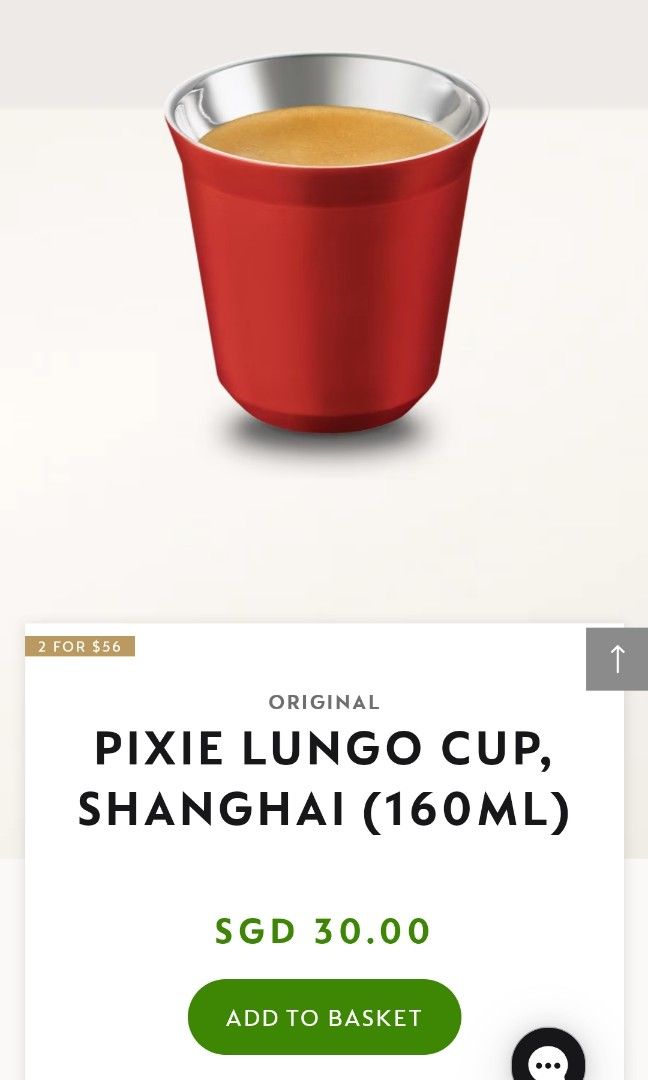 Nespresso pixie lungo cup, Furniture & Home Living, Kitchenware ...