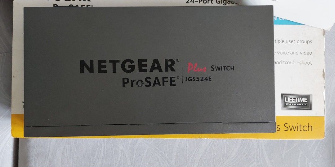 Network Switch NETGEAR ProSAFE 24 Port Gigabit Switch - JGS524E, Computers & Tech, Office ...