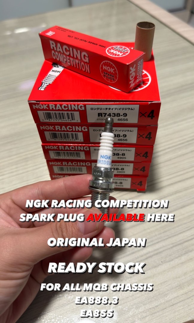 NGK RACING SPARK PLUG VW AUDI SKODA MQB, Car Accessories, Accessories ...