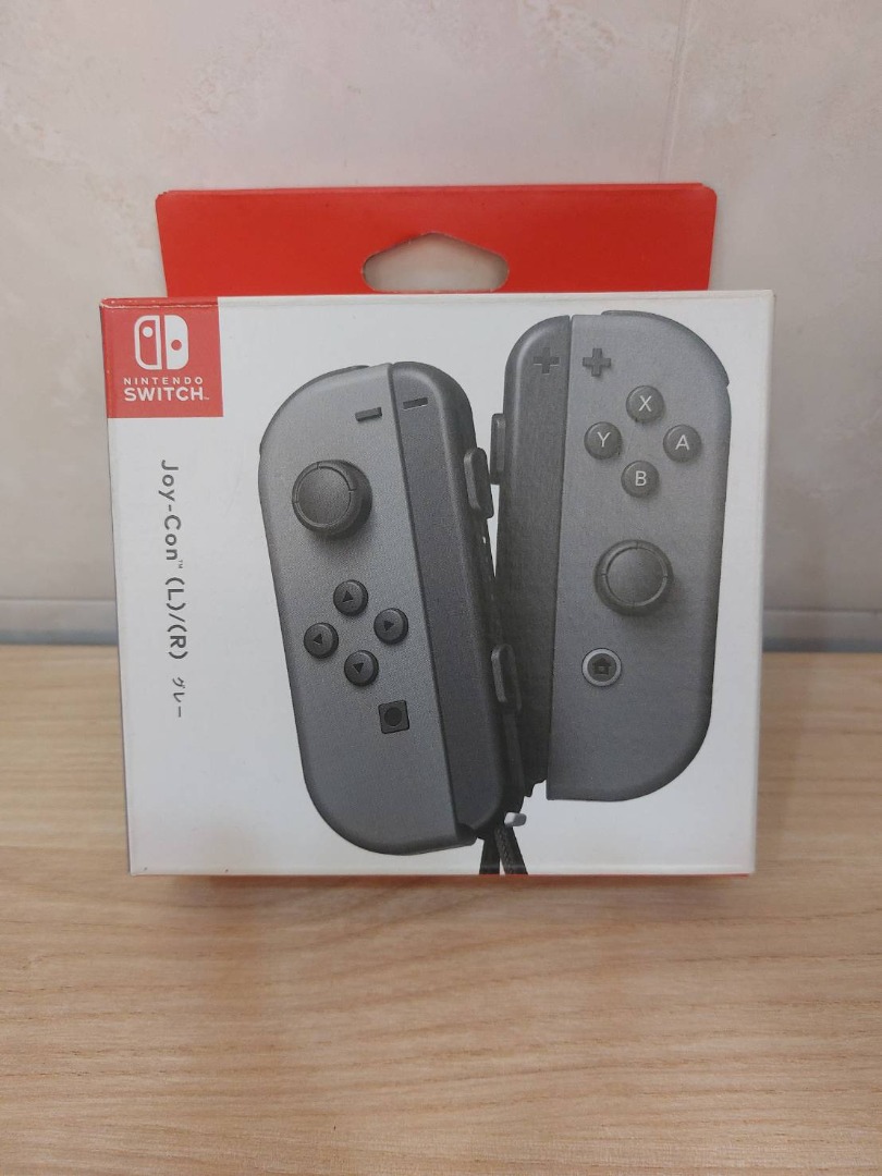 【Nintendo 任天堂】二手 NS Switch Joy-con Joycon 原廠 左右手把 絕版經典灰色 控制器 搖桿, 電玩遊戲相關, 主機配件與周邊商品, 手把控制器在旋轉拍賣