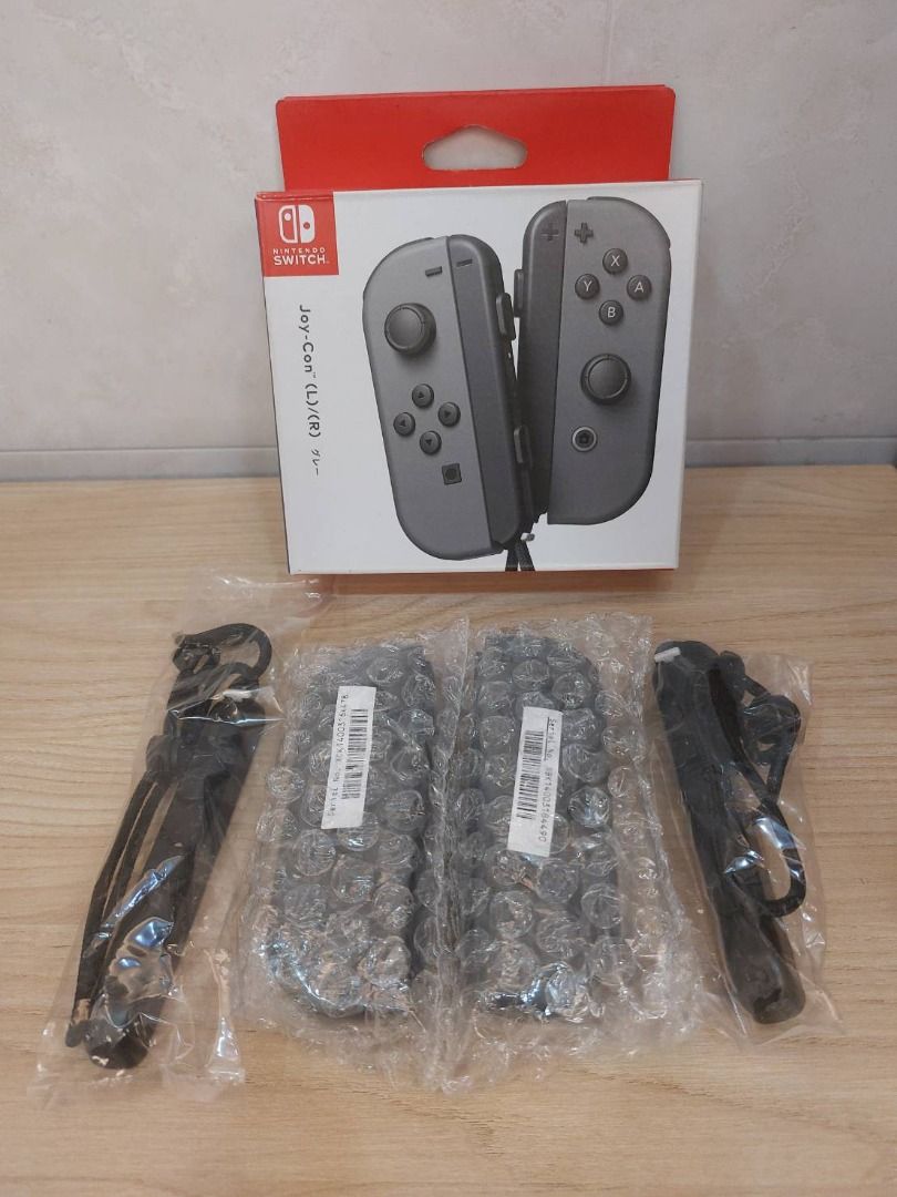 【Nintendo 任天堂】二手 NS Switch Joy-con Joycon 原廠 左右手把 絕版經典灰色 控制器 搖桿, 電玩遊戲相關, 主機配件與周邊商品, 手把控制器在旋轉拍賣