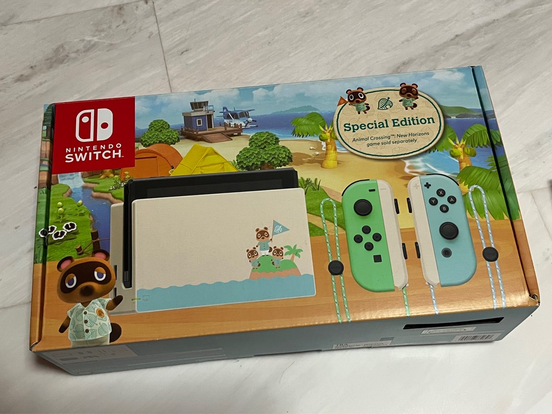 Nintendo Switch Console (Animal Crossing: New Horizons Special Edition ...
