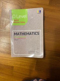 O Level Mathematics Revision Notes (Topical), Hobbies & Toys, Books ...
