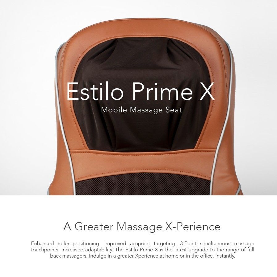 OGAWA Estilo Prime X - Neck & Back Massage Seat, Health & Nutrition ...