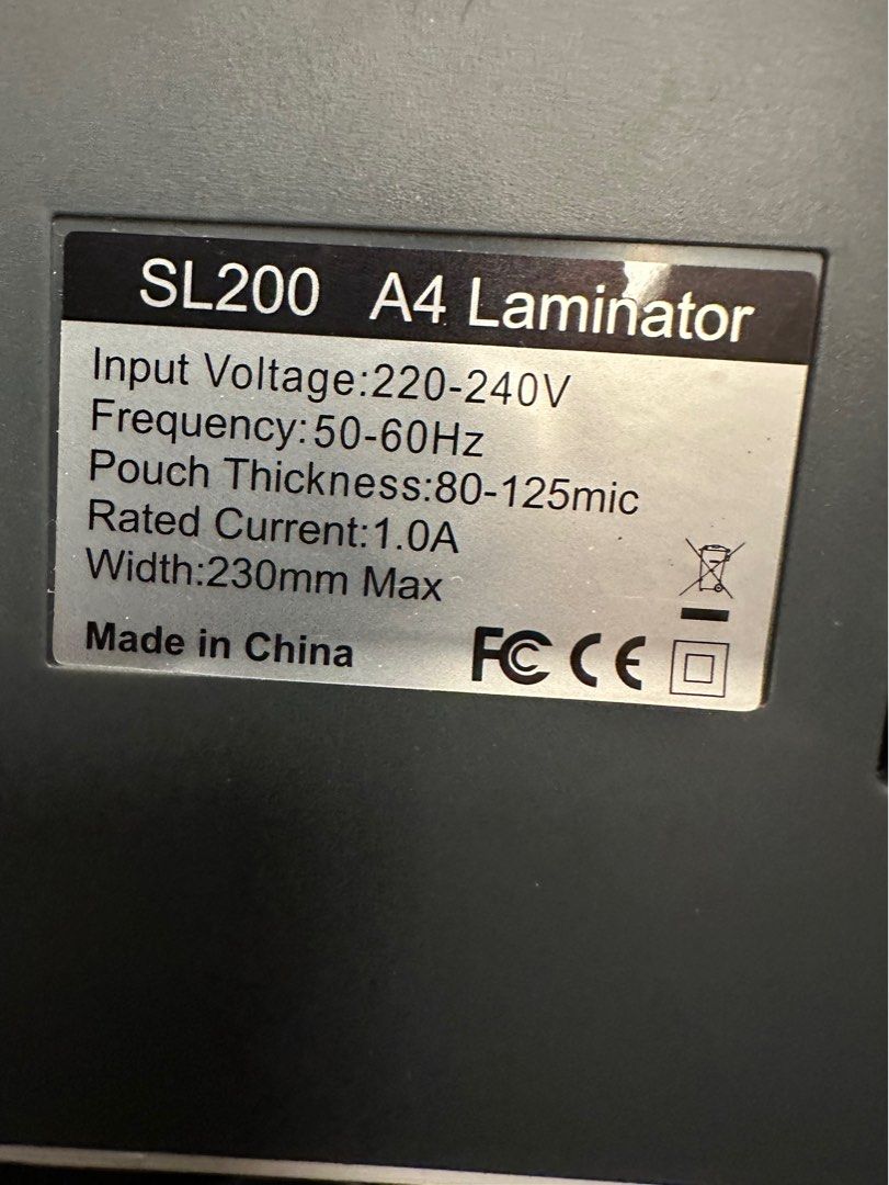 OSMILE SL200 Laminator A4, Computers & Tech, Printers, Scanners ...