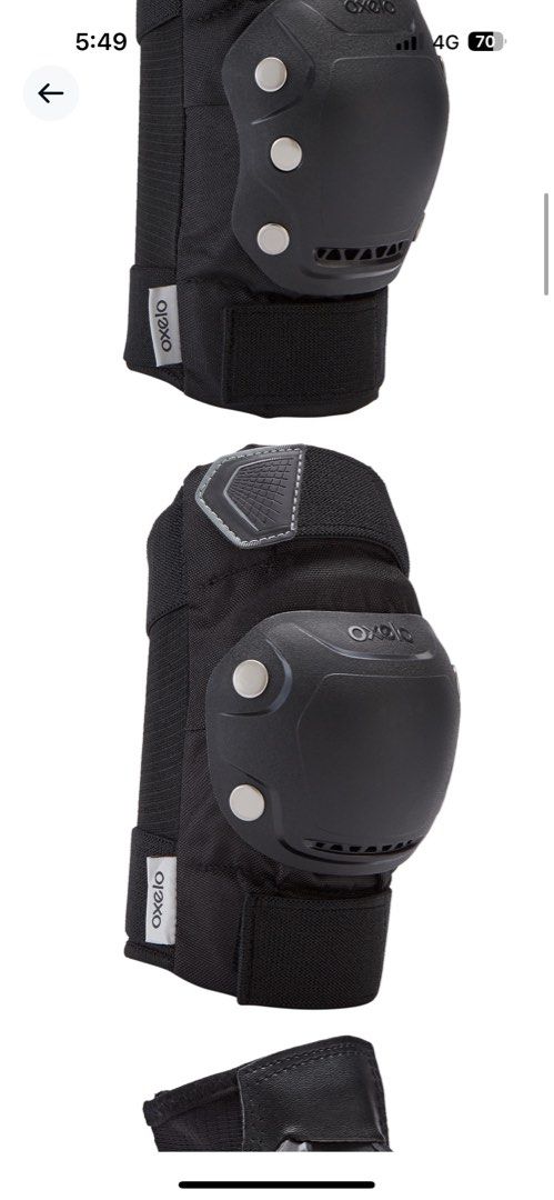 Oxelo Knee Elbow Wrist Protection Guard set, Sports Equipment, Other ...