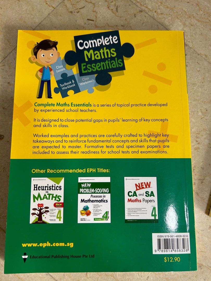 P4 Maths - Complete maths Essential, Hobbies & Toys, Books & Magazines ...