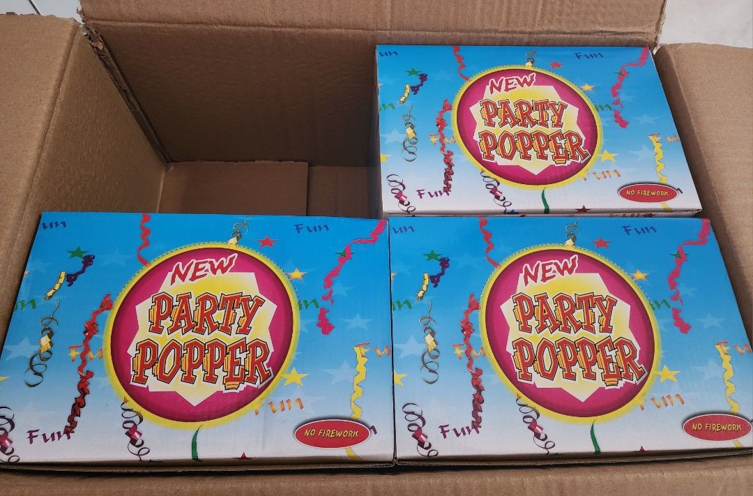 Party Popper (Box of 24), Everything Else on Carousell