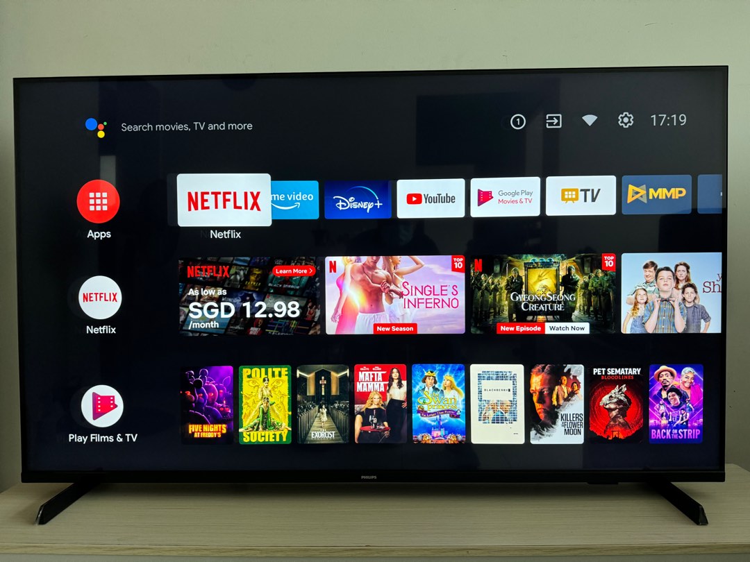 Philips 55” 4K UHD Android HDR TV. Dolby Vision and Dolby Atmos. Model ...