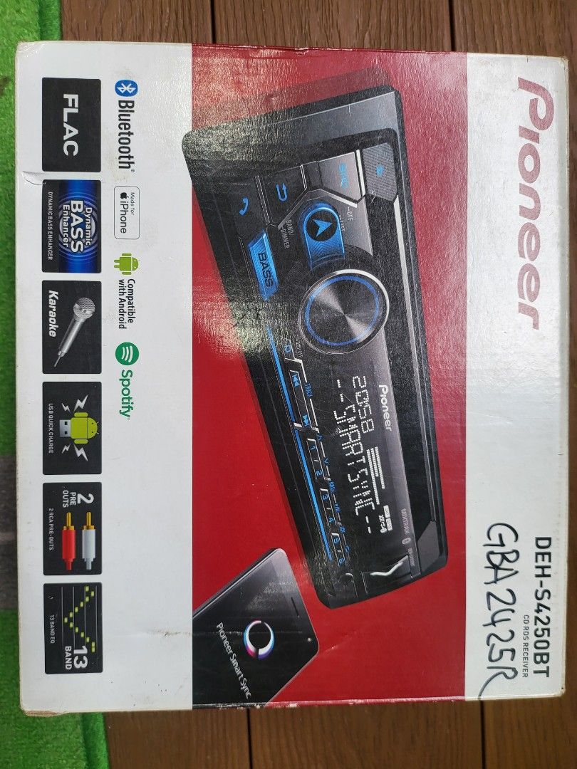 Pioneer deh-s4250BT, Car Accessories, Accessories on Carousell