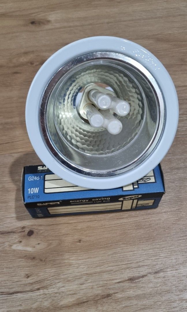 PLC light housing unit with energy efficient lamp, Furniture & Home ...