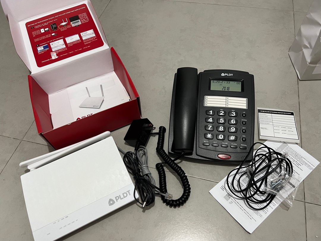 Pldt wifi modem and telephone, Mobile Phones & Gadgets, Tablets, Others ...