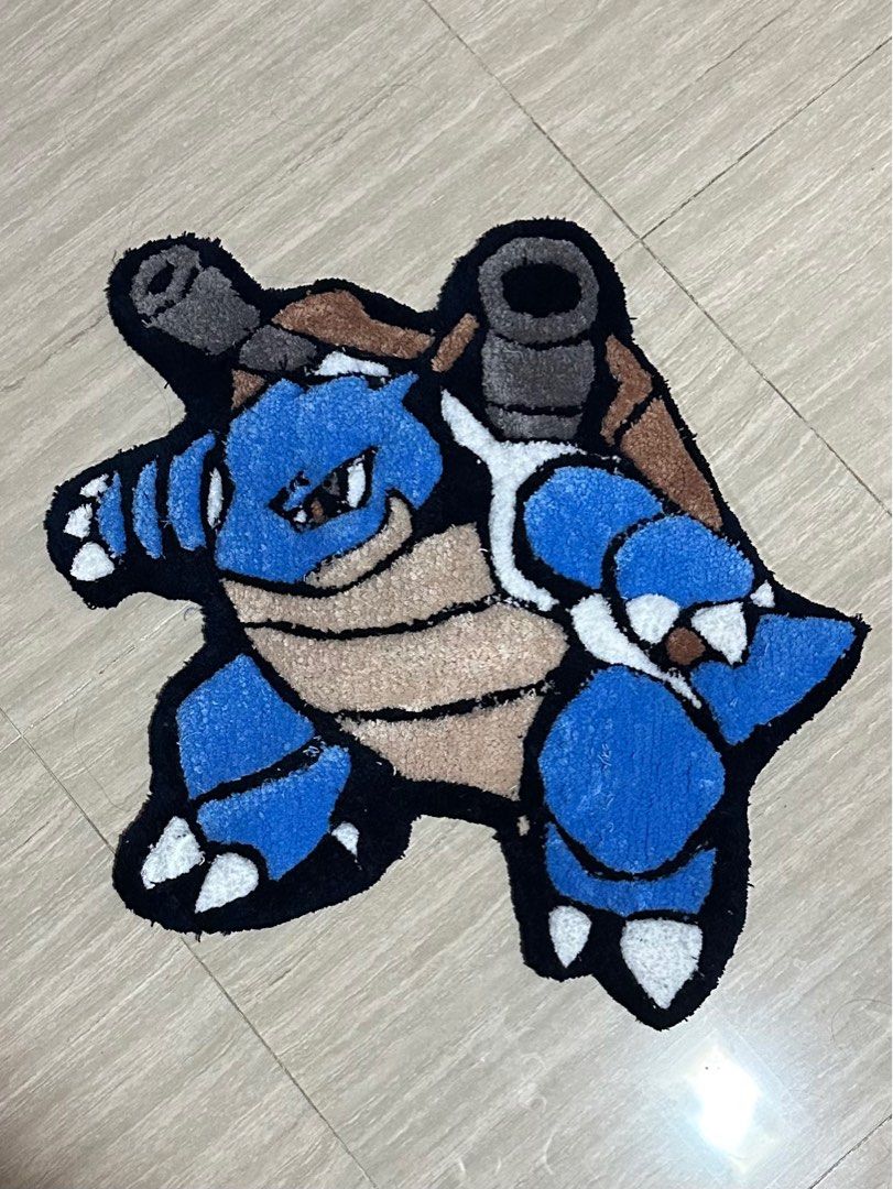Pokemon Blastoise Tufting Rug, Hobbies & Toys, Stationery & Craft ...