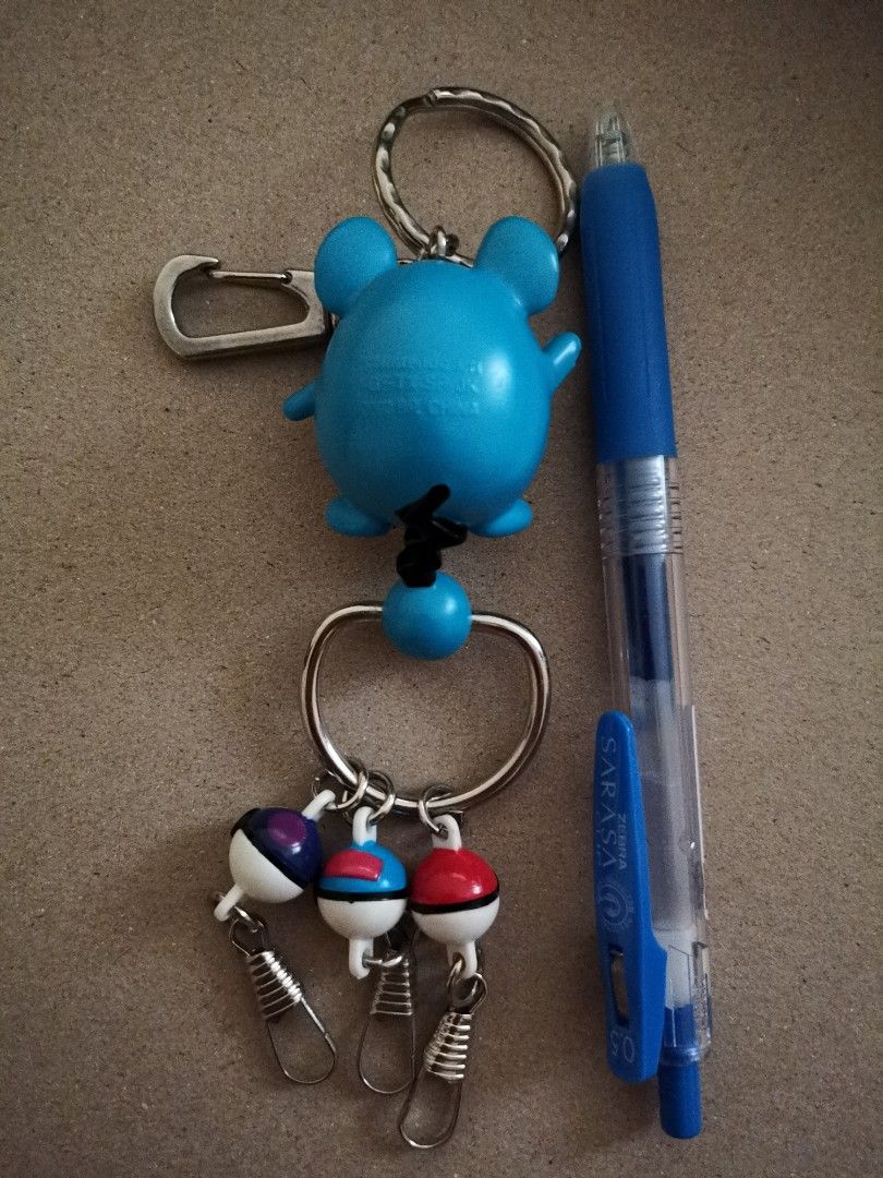 Pokemon Marill Pokeball keychain, Hobbies & Toys, Toys & Games on Carousell