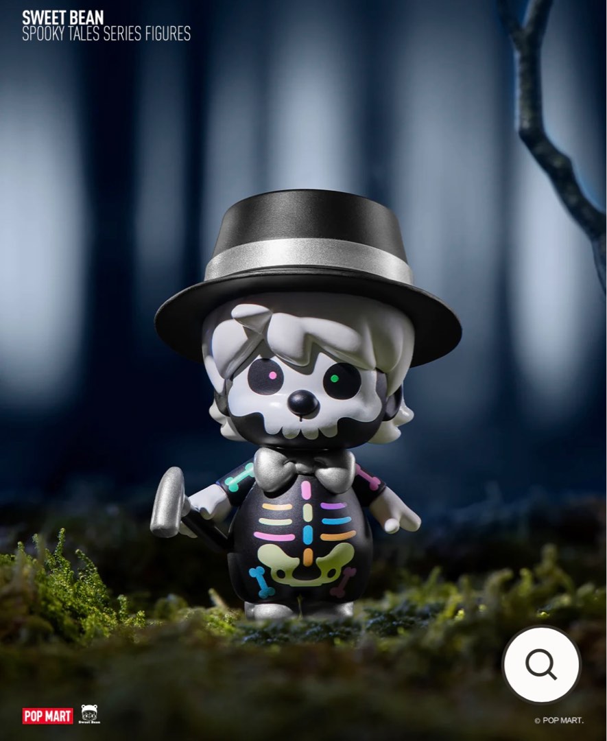 POP MART Sweet Bean Spooky Tales Series - skeleton, Hobbies & Toys ...