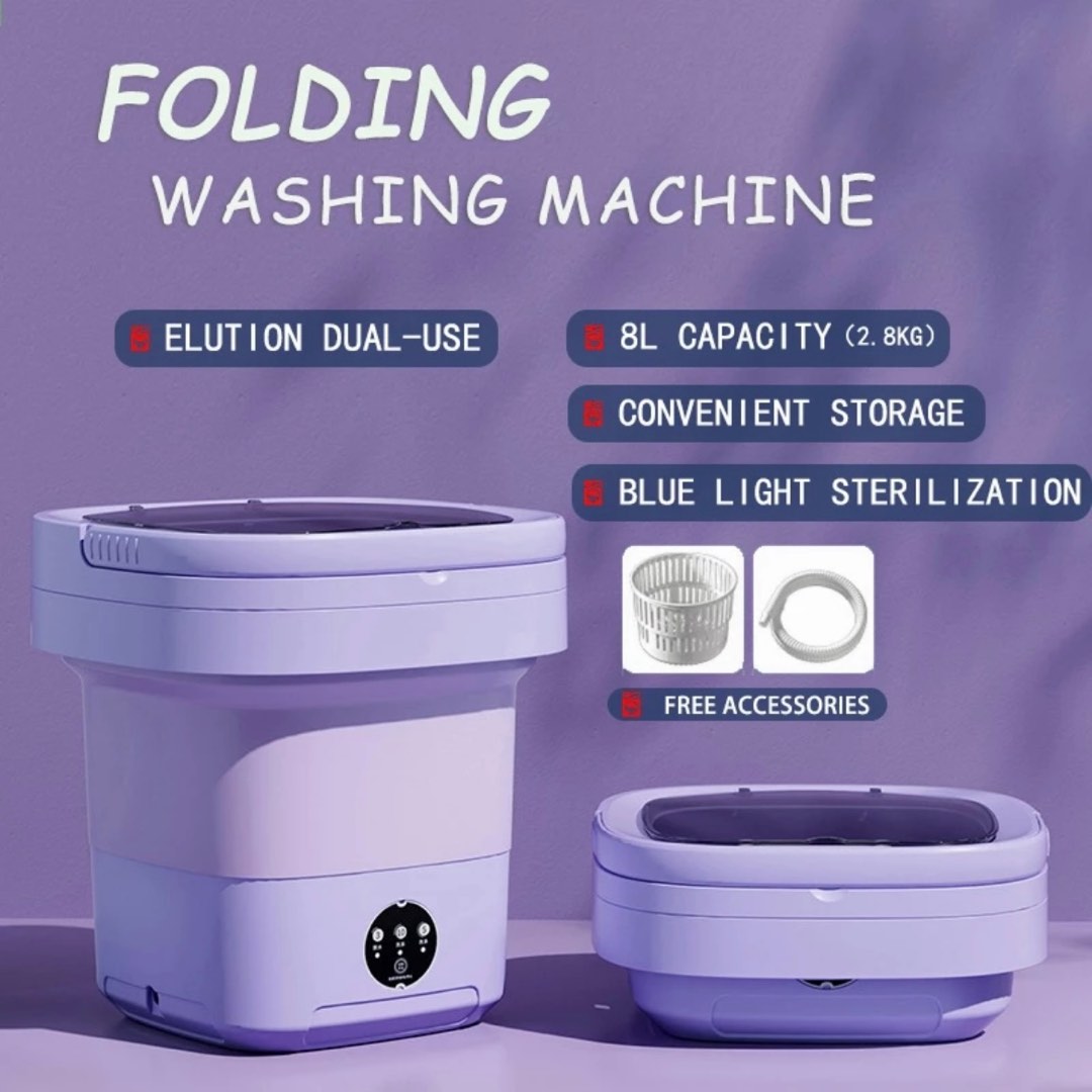 Portable Washing Machine | Mini Washing Machine | Foldable Washing ...