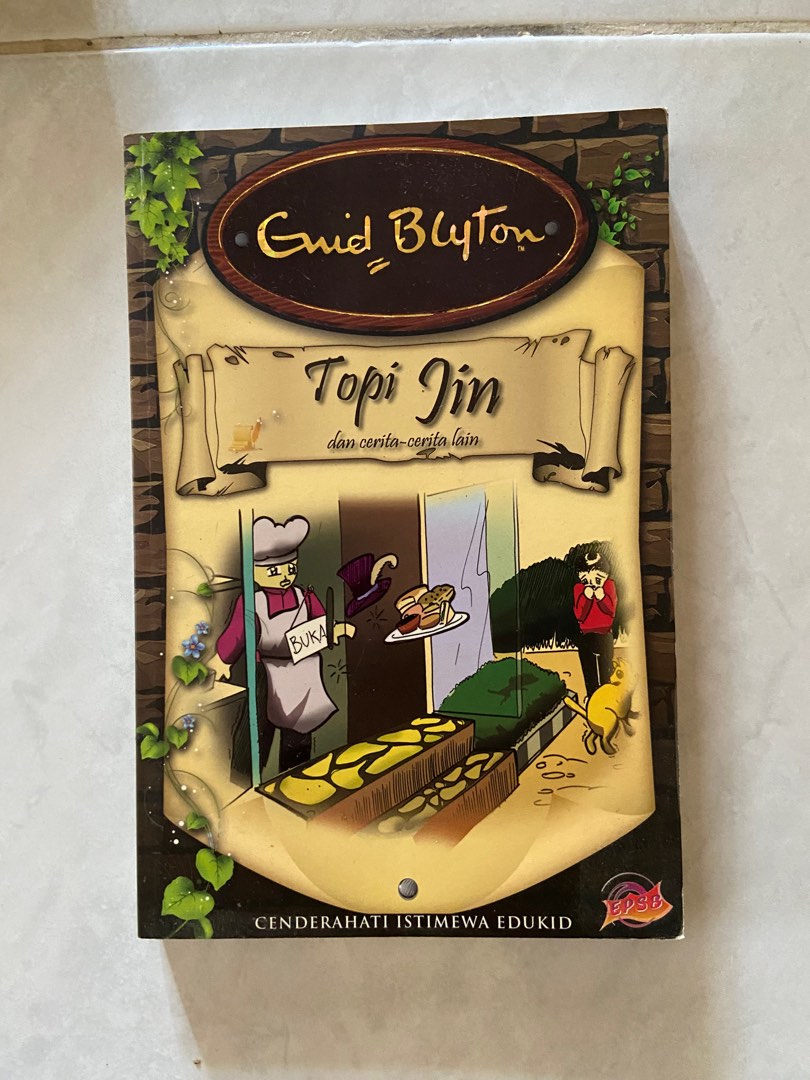 preloved book- Topi Jin Guid Blyton, Hobbies & Toys, Books & Magazines, Storybooks on Carousell