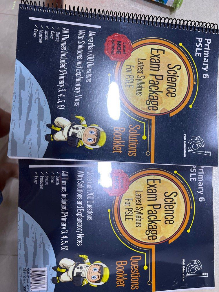 Pri 6 psle Science exam package for questions and solution booklets ...