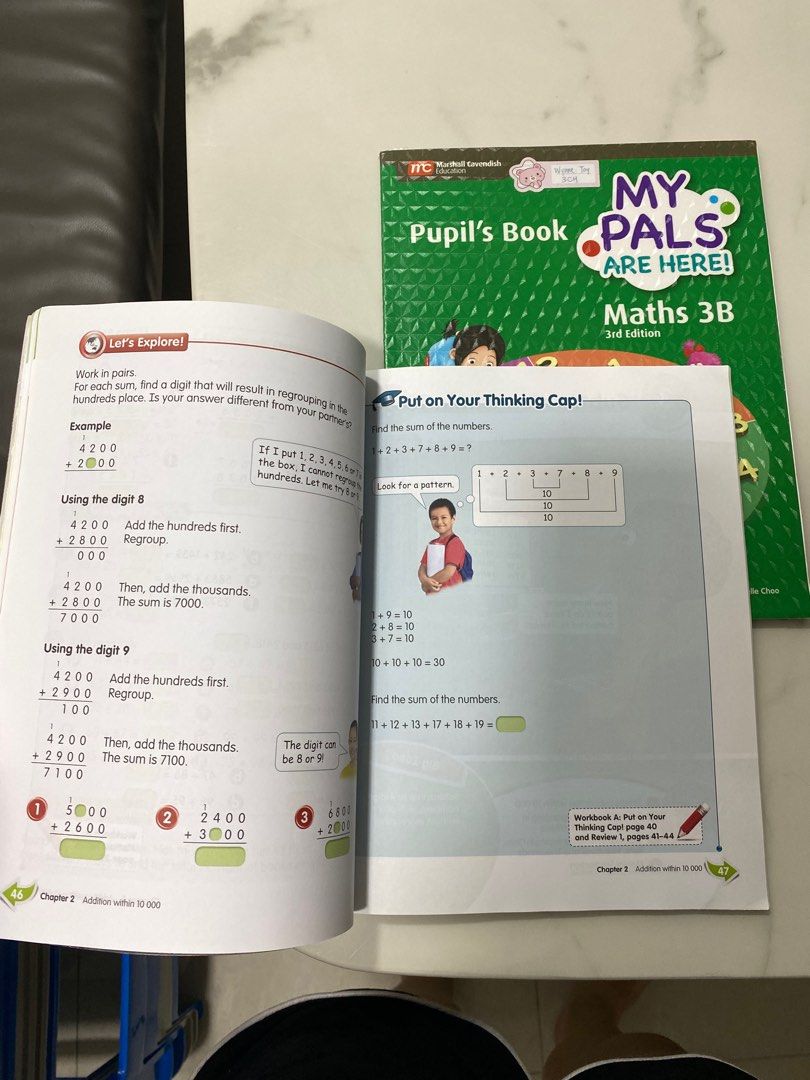 Primary 3 math textbooks, Hobbies & Toys, Books & Magazines, Textbooks ...