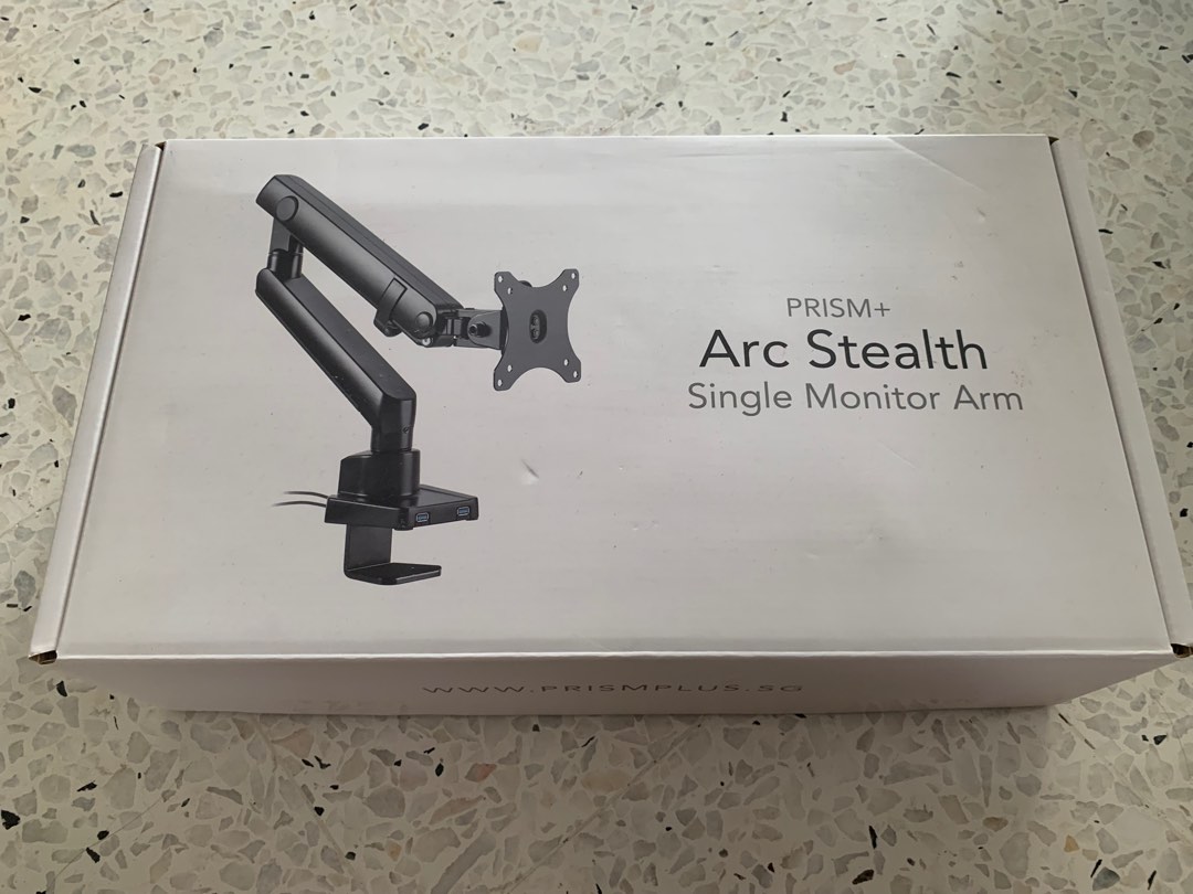 Prism+ Arc Stealth Monitor Arm, Computers & Tech, Parts & Accessories ...
