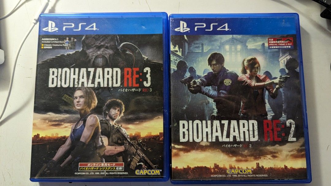 Ps4 biohazard re2 re3 resident evil, 電子遊戲, 電子遊戲, PlayStation - Carousell