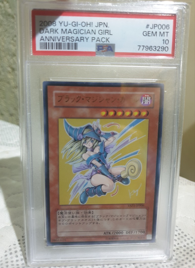 PSA 10 Dark Magician Girl - JP006, Hobbies & Toys, Memorabilia & Collectibles, Vintage ...