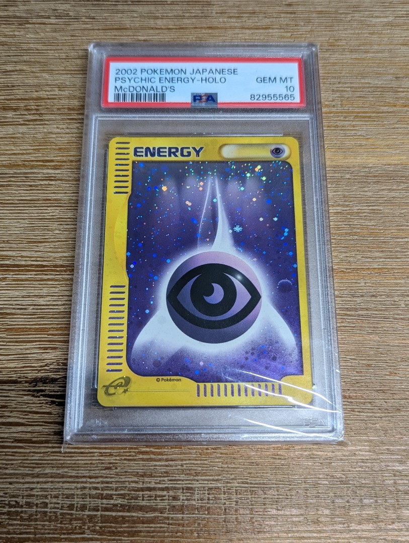 PSA 10 Pokemon Psychic Energy 2002 McDonald's Promo Holo Card, Hobbies ...