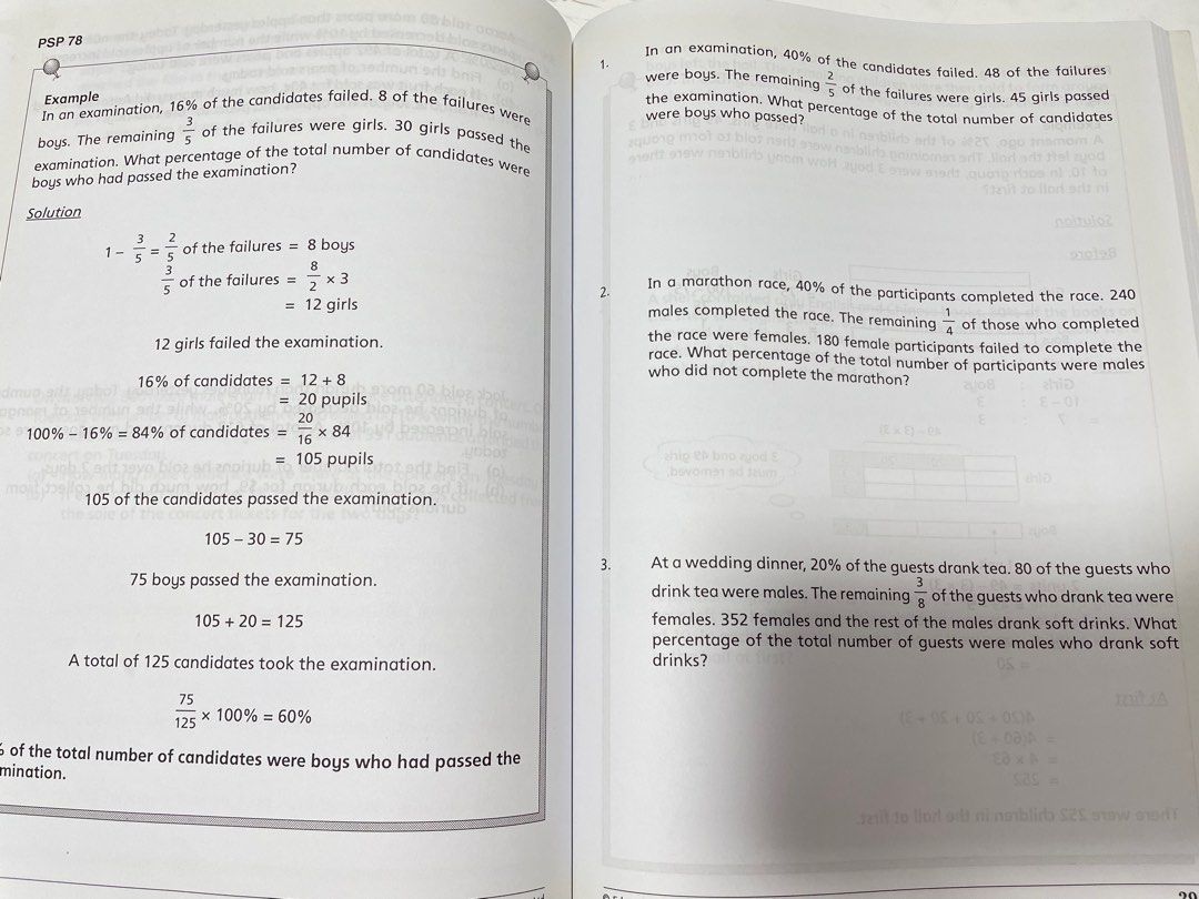 PSLE Maths Problem-Solving Processes in Mathematics Primary 6, Hobbies ...