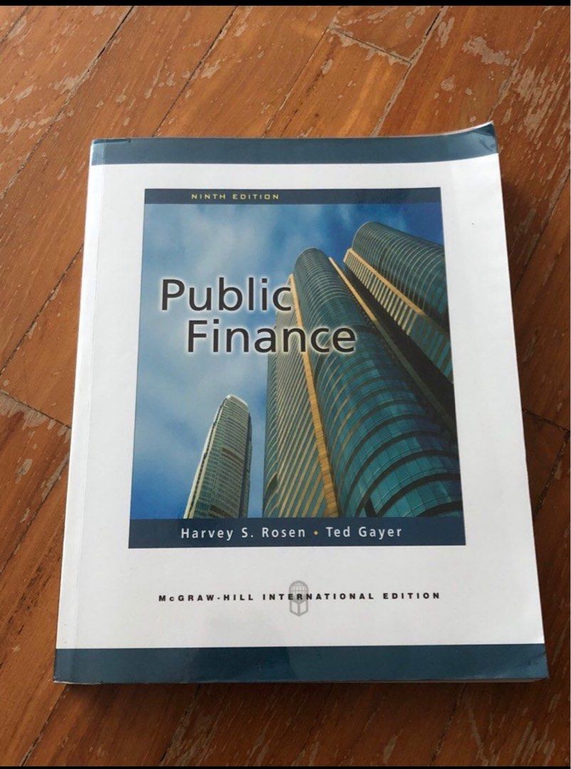Public Finance 9th edition, Hobbies & Toys, Books & Magazines ...