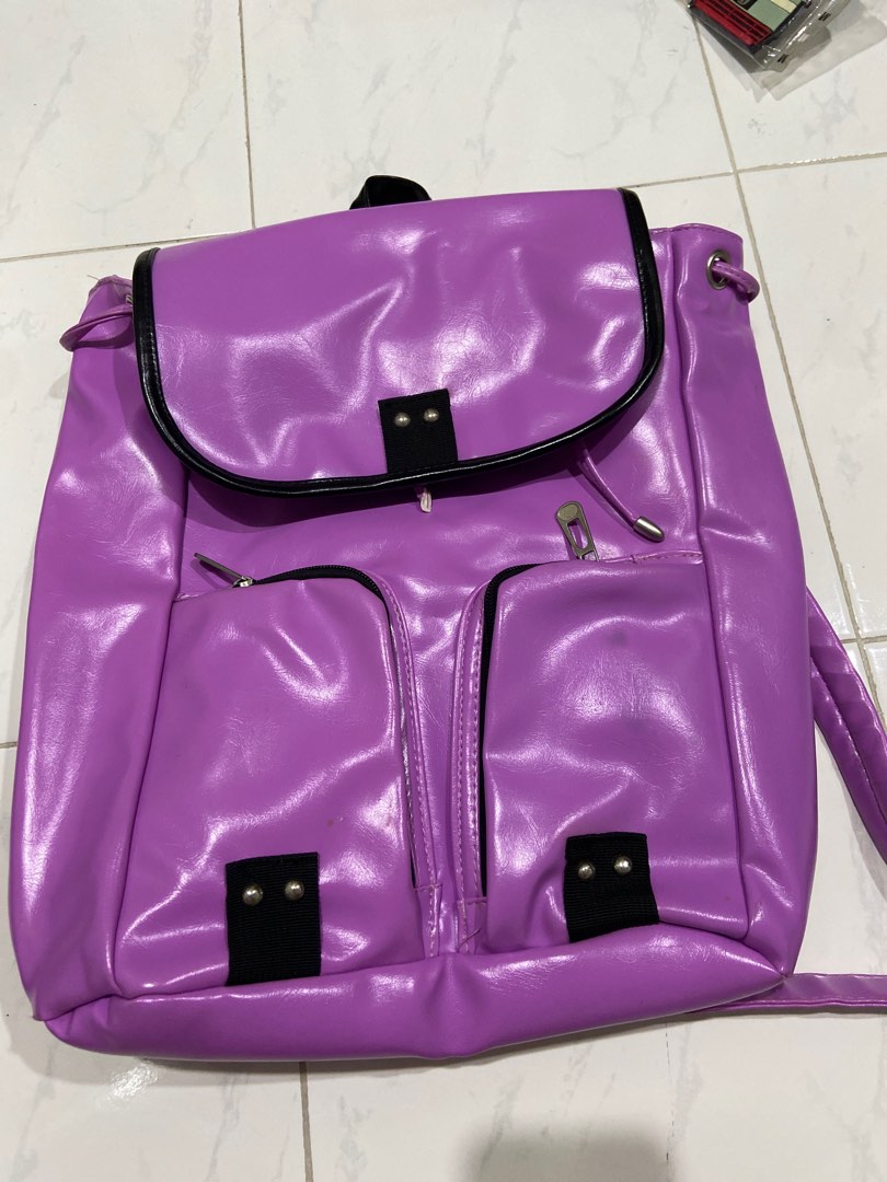 Purple backpack, Women's Fashion, Bags & Wallets, Backpacks on Carousell