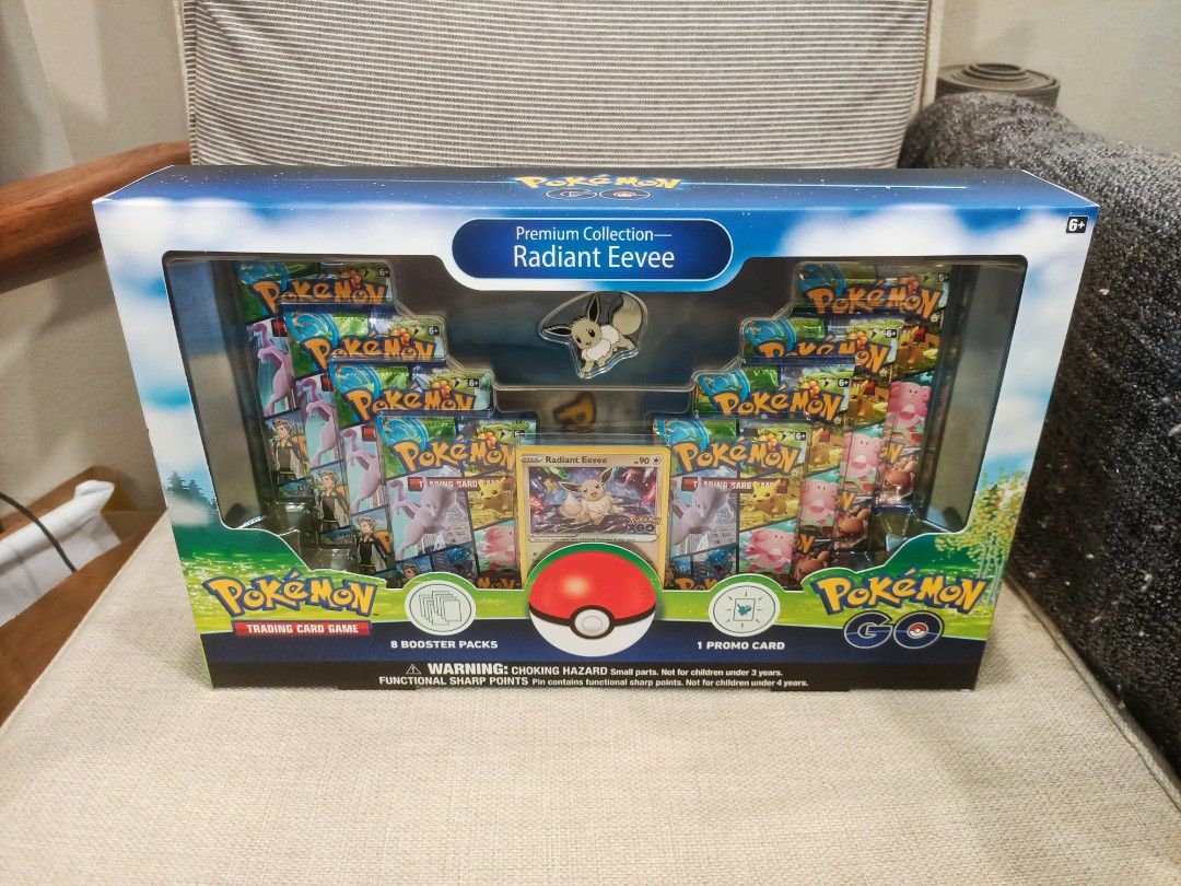Radiant Eevee Premium Collection Pokemon Go, Hobbies & Toys, Toys ...