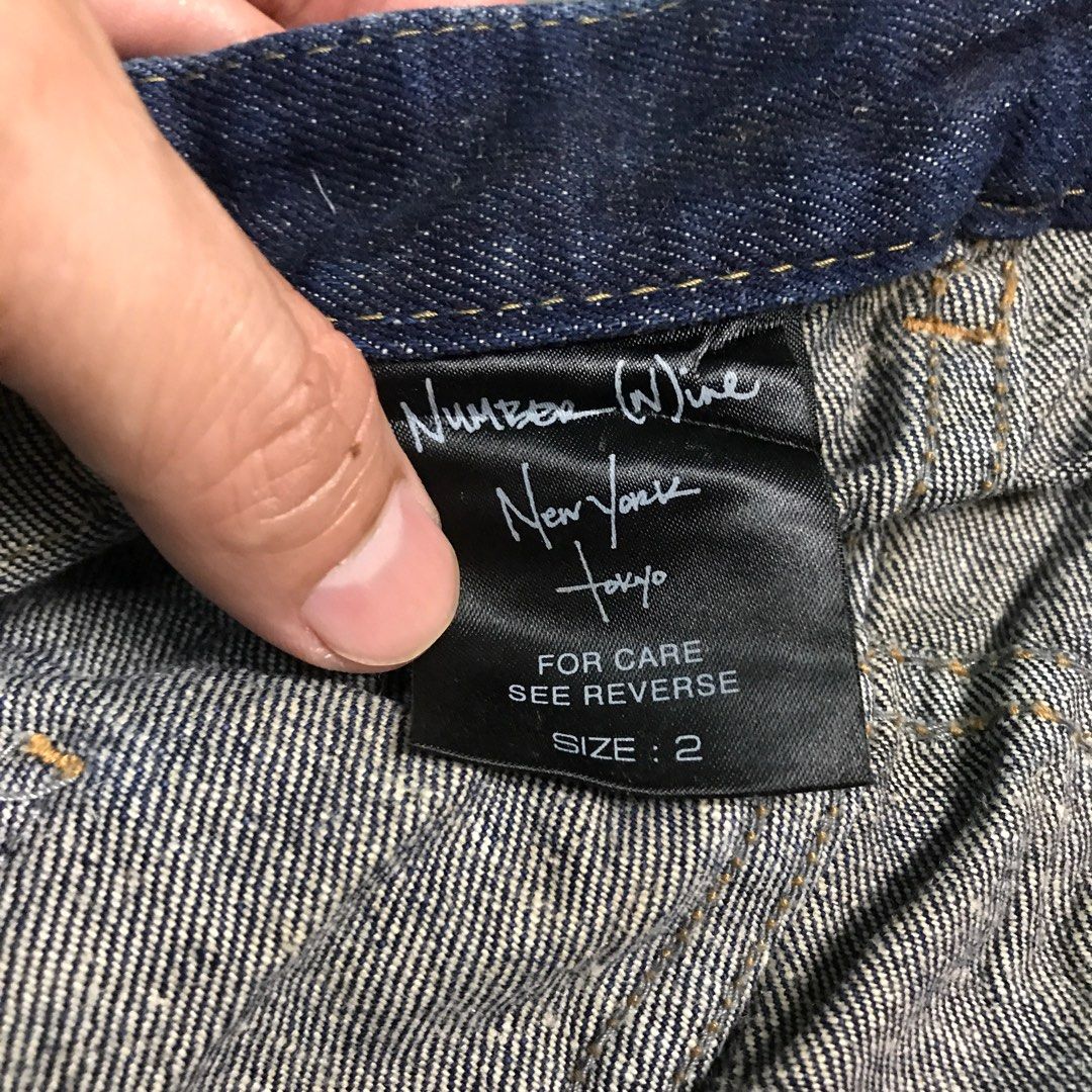 RARE NUMBER NINE JEANS, Men's Fashion, Bottoms, Jeans on Carousell