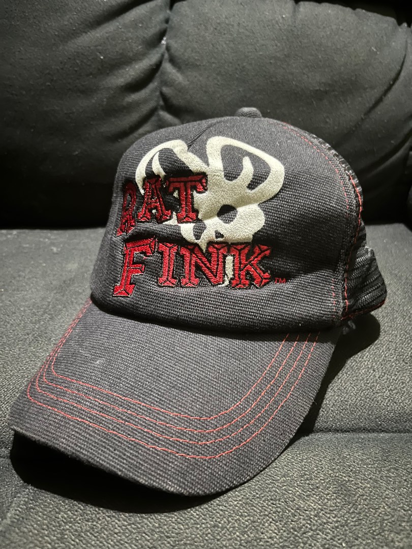Rat Fink adjustable trucker hat, Men's Fashion, Watches & Accessories ...