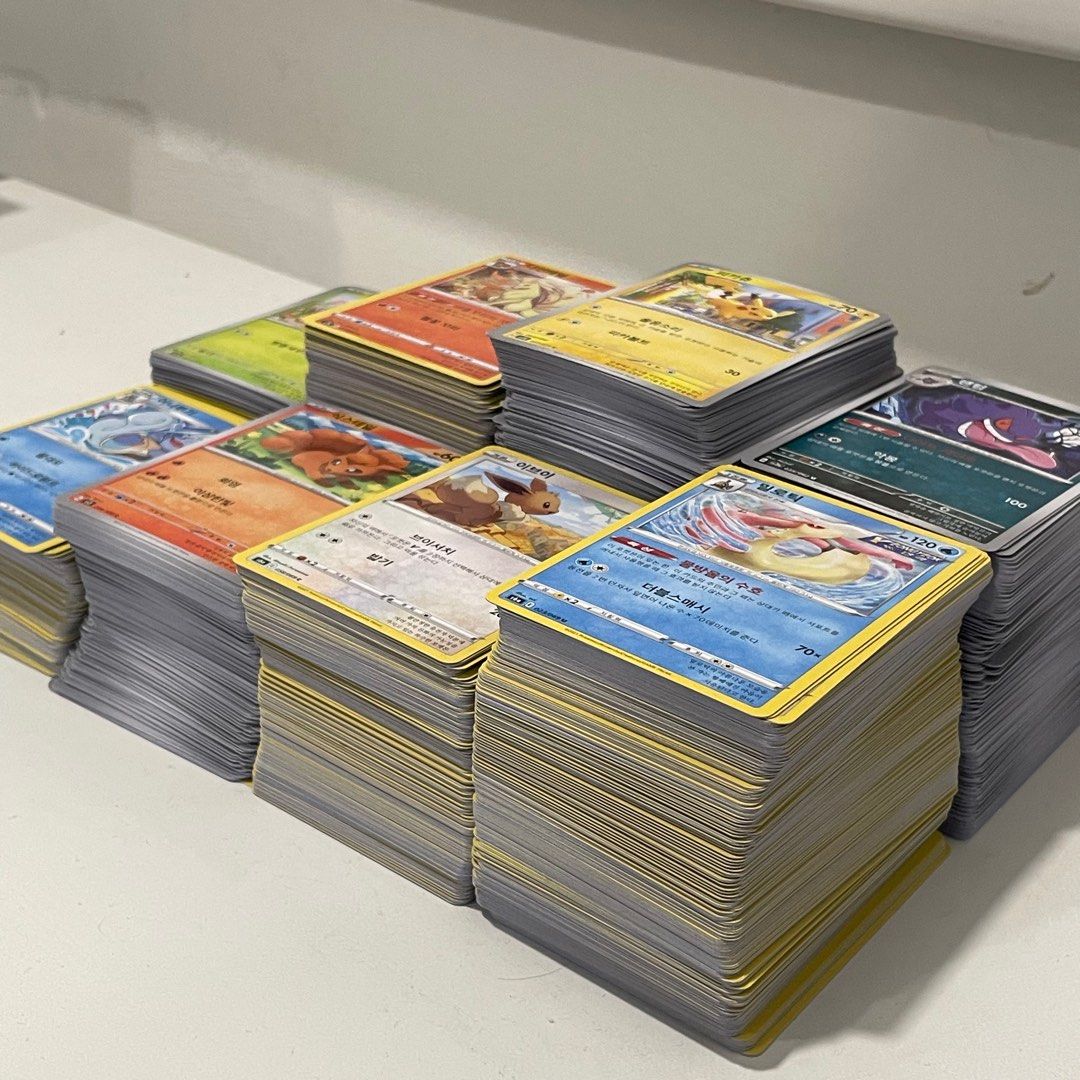 RM0.5/each Pokemon TCG Korean Card Booster Pack Bulk Card *Message ...
