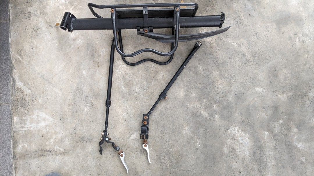 Rock Bros rear bicycle rack with support arms, Sports Equipment ...