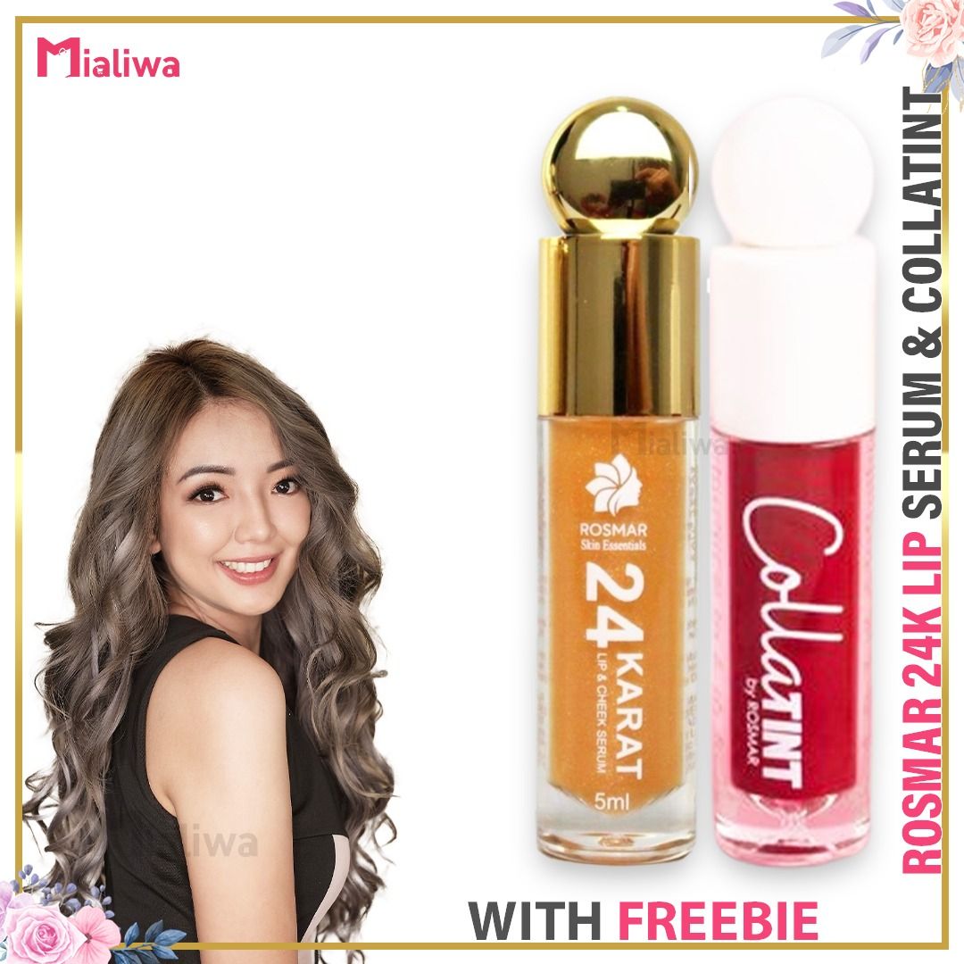 Rosmar 24 Karat Lip And Cheek Serum, Collatint Powdery Matte Liptint ...