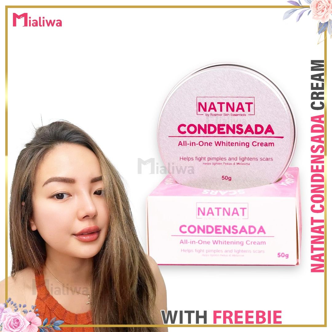 Rosmar Natnat Condensada Whitening Cream, Pampaputi Exfoliating Hydrating Moisturizing Facial ...
