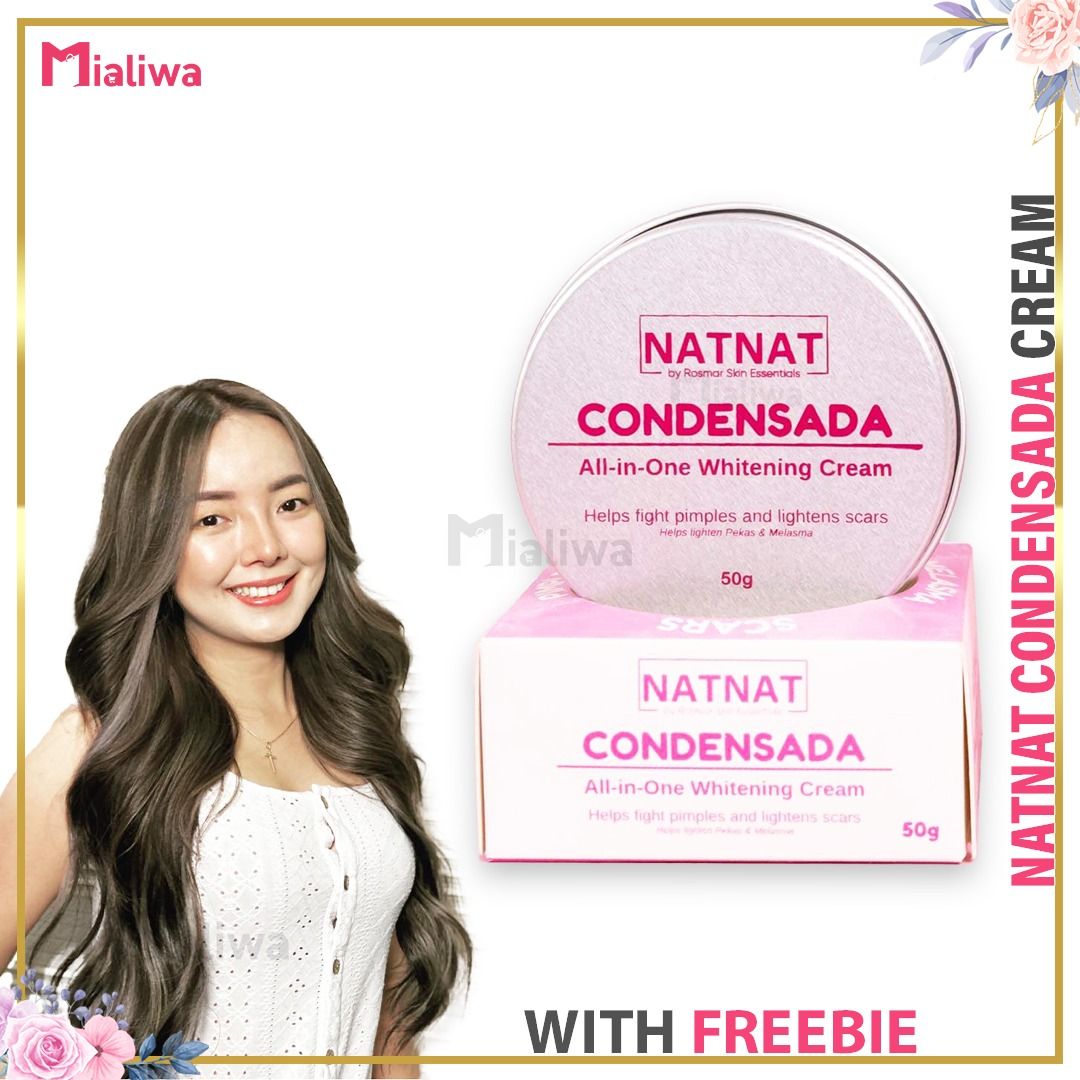 Rosmar Natnat Condensada Whitening Cream, Pampaputi Exfoliating Hydrating Moisturizing Facial ...
