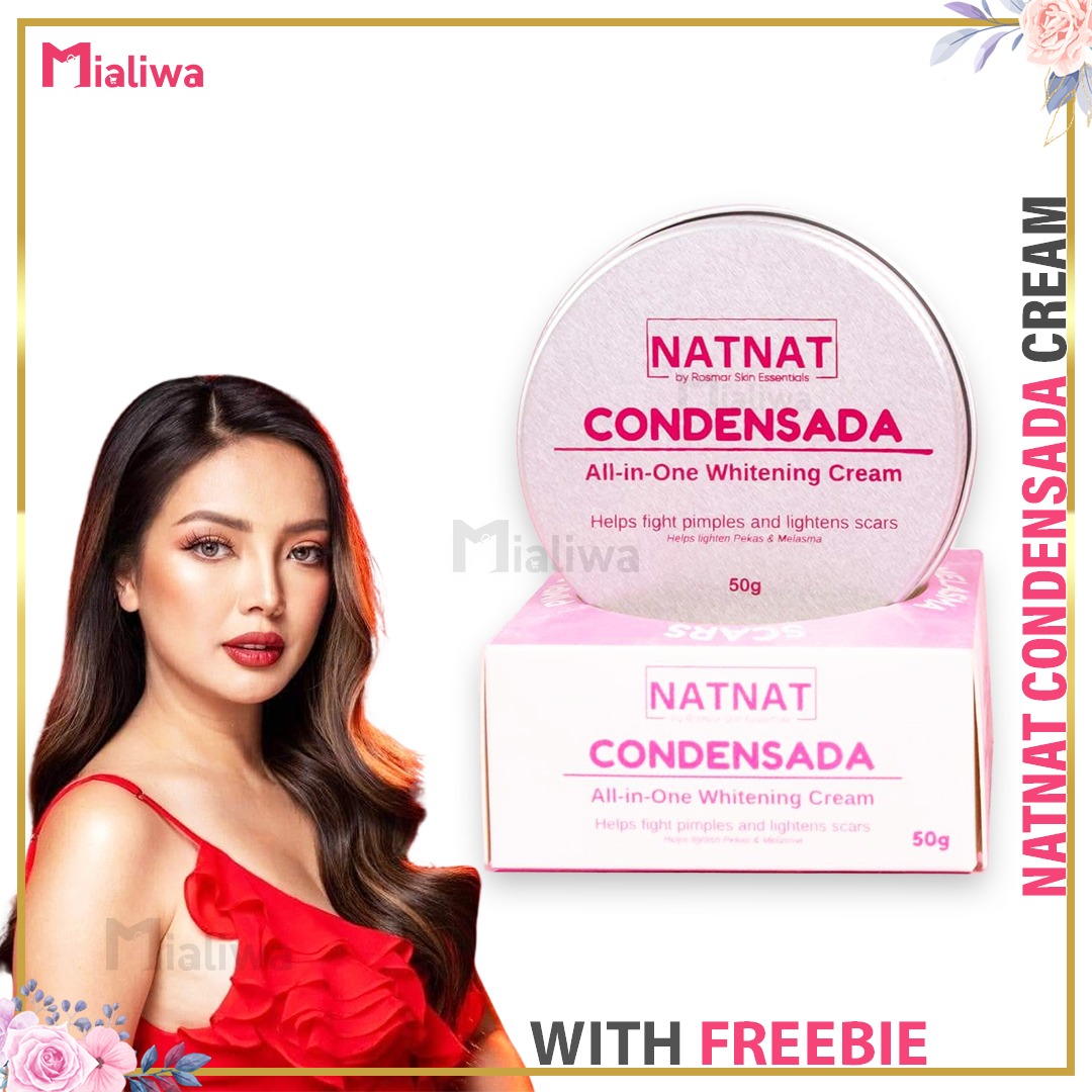 Rosmar Natnat Condensada Whitening Cream, Pampaputi Exfoliating Hydrating Moisturizing Facial ...