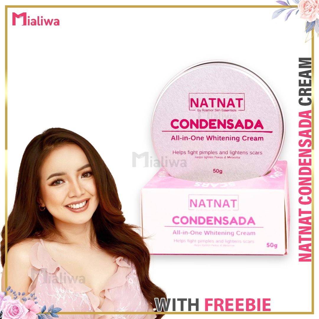 Rosmar Natnat Condensada Whitening Cream, Pampaputi Exfoliating Hydrating Moisturizing Facial ...