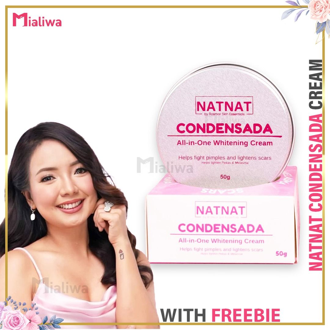 Rosmar Natnat Condensada Whitening Cream, Pampaputi Exfoliating Hydrating Moisturizing Facial ...