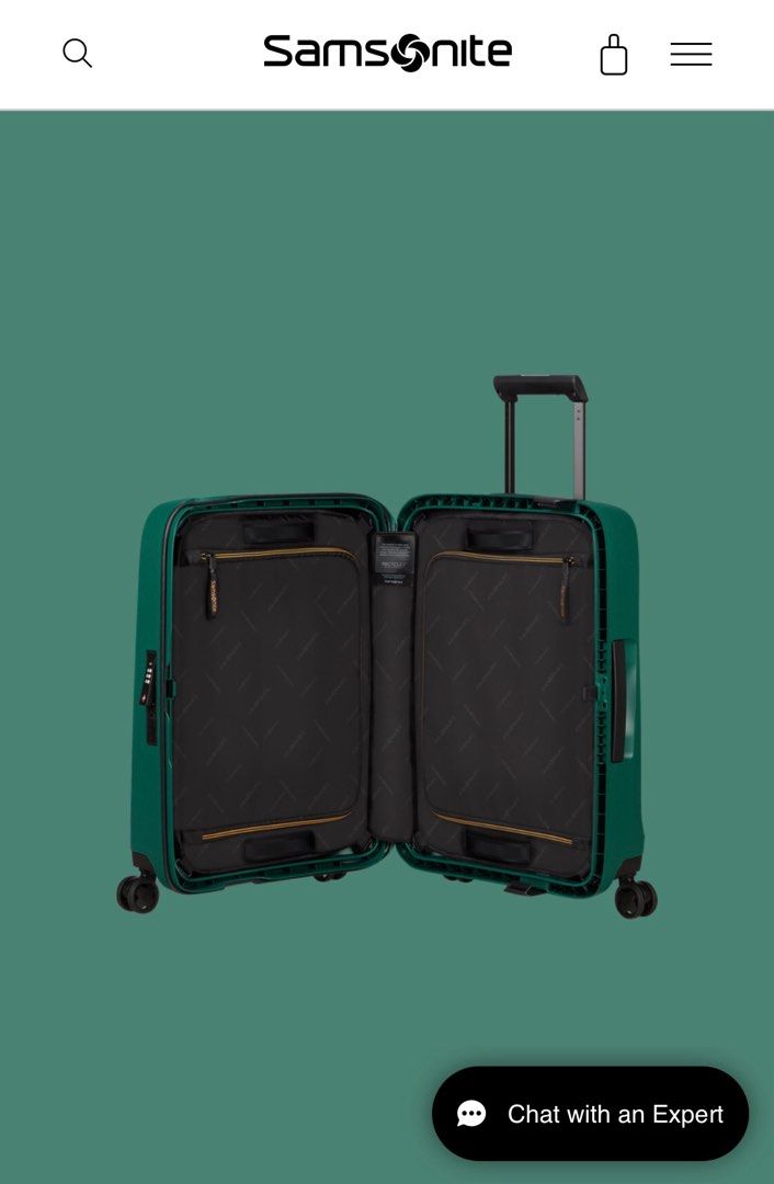 Samsonite made in Europe Hardcase 69cm (Green Only), Hobbies & Toys ...