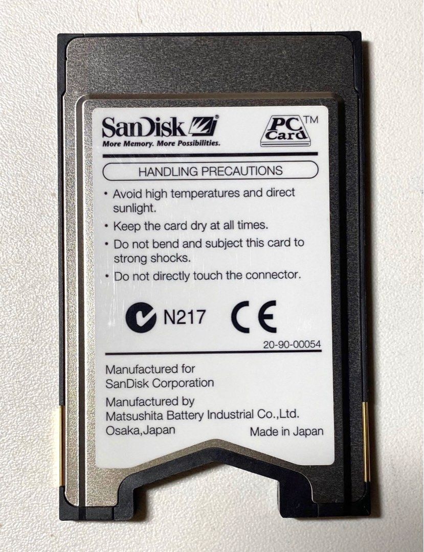Sandisk PC PCMCIA Card Reader (new), Computers & Tech, Parts ...