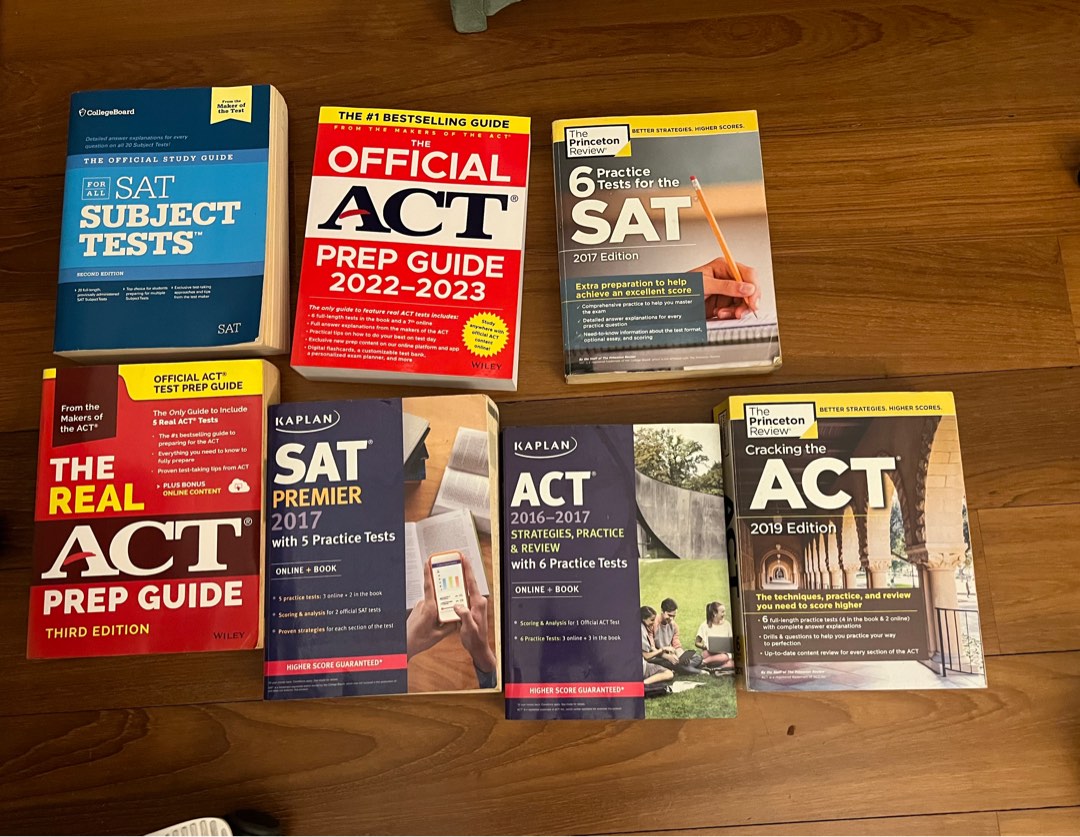 SAT / ACT textbooks, Hobbies & Toys, Books & Magazines, Assessment ...