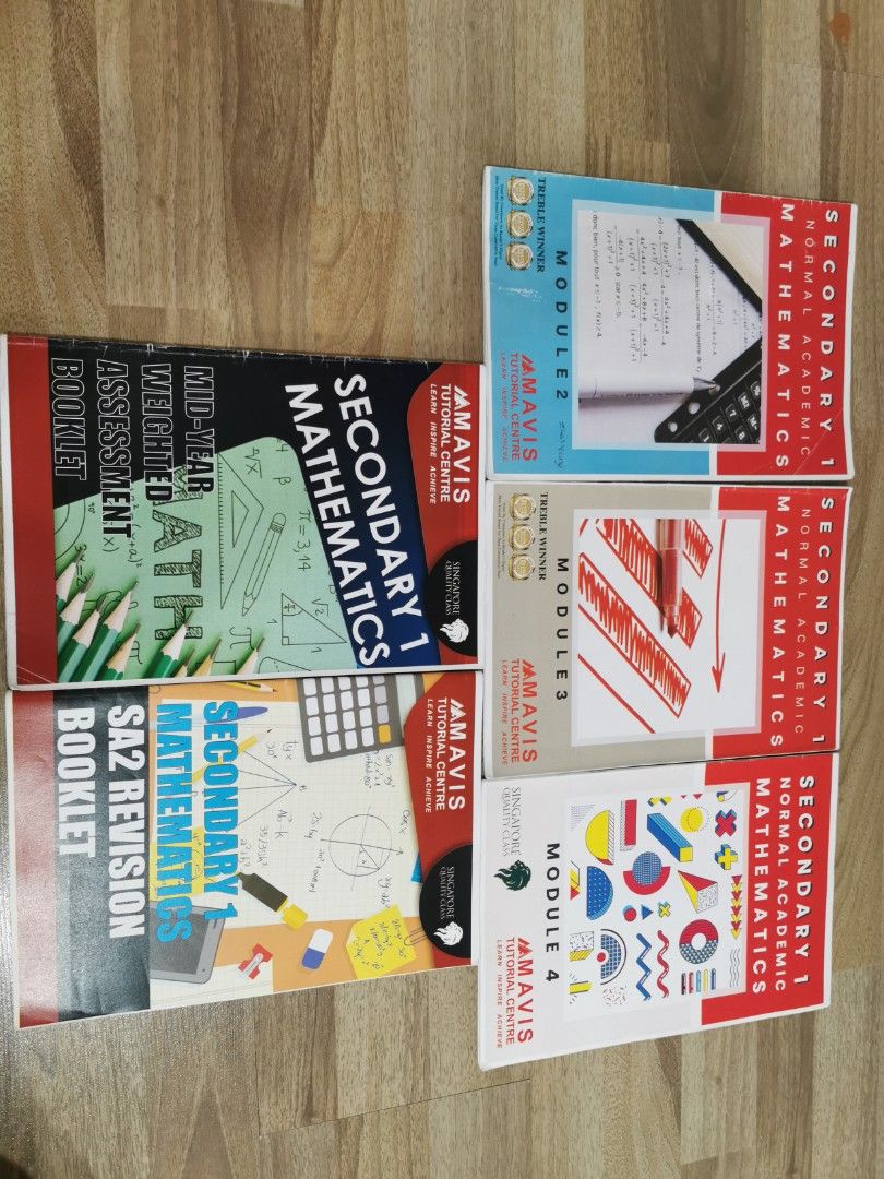 Sec 1 NA Maths Mavis tuition notes and revision booklet, Hobbies & Toys ...