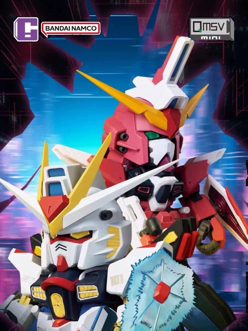 (Set of 8) QSMV MINI - Gundam seed / seed destiny - strike freedom and ...