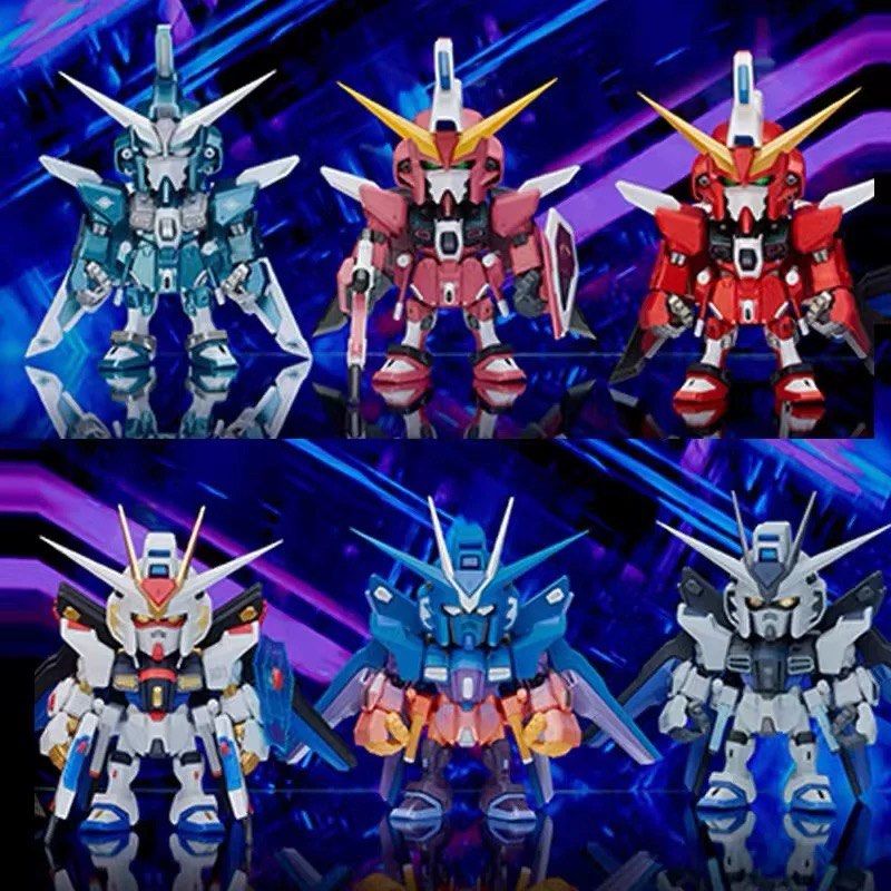 (Set of 8) QSMV MINI - Gundam seed / seed destiny - strike freedom and ...